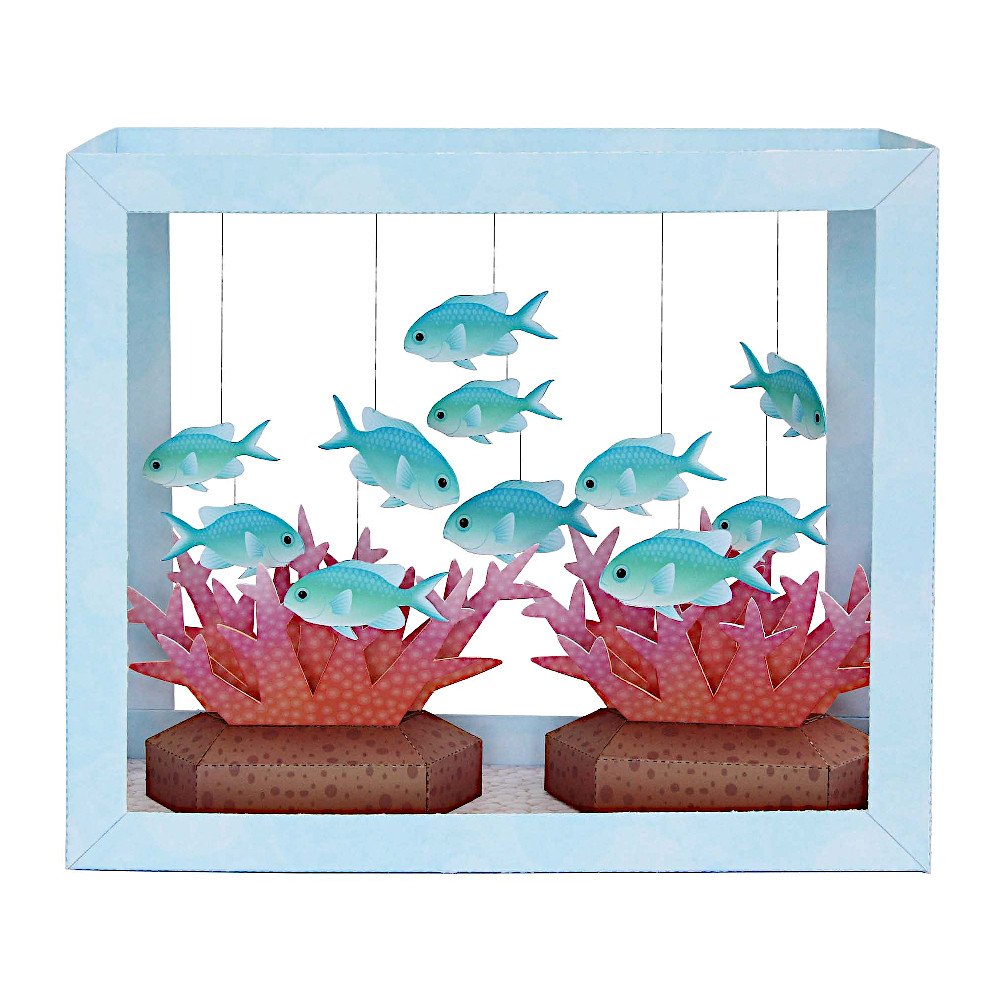 8 Paper Diorama Aquariums To Ace Your School Project - Aubrys Crafts