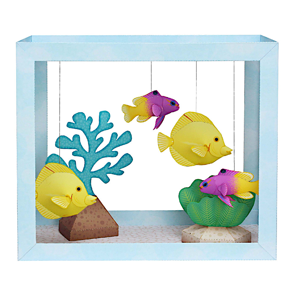 8 Paper Diorama Aquariums To Ace Your School Project - Aubrys Crafts